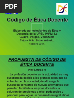 Código de Ética Del Docente Mexicano | PDF | Maestros | Comportamiento