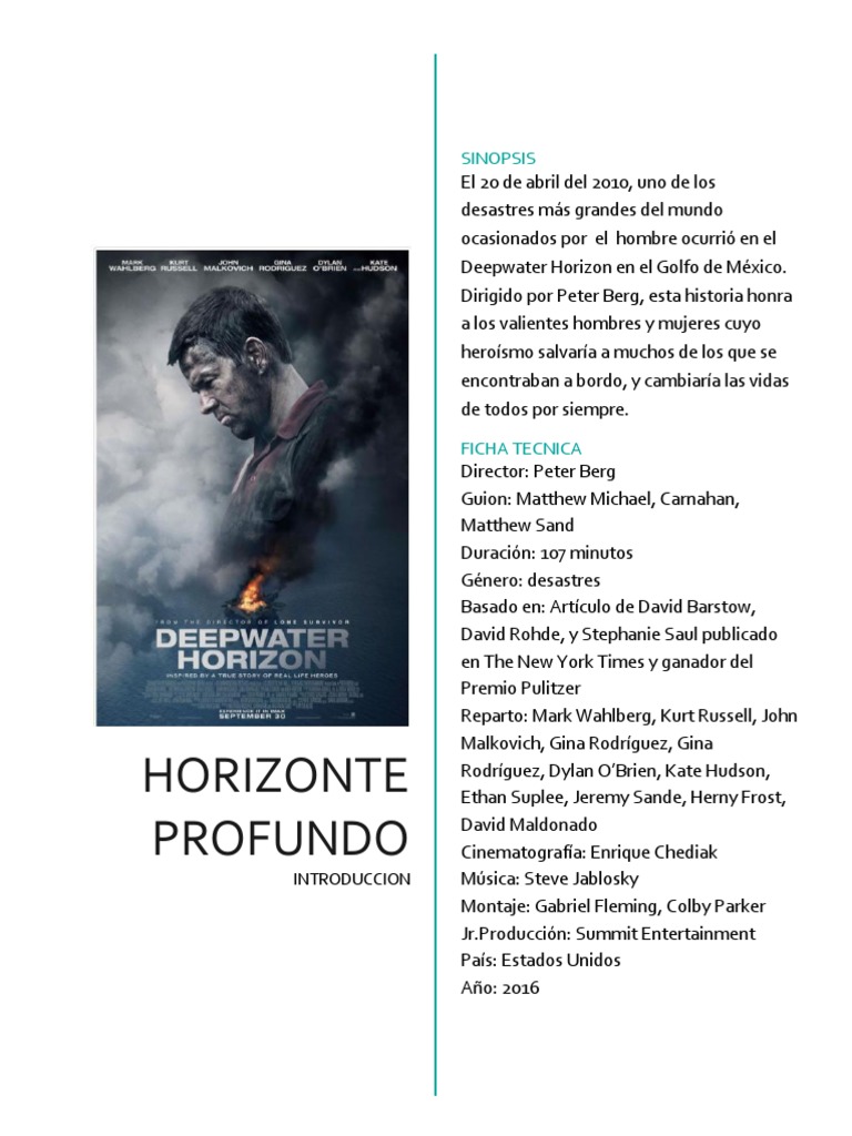 Horizonte Profundo | PDF | Bp | Horizonte de aguas profundas