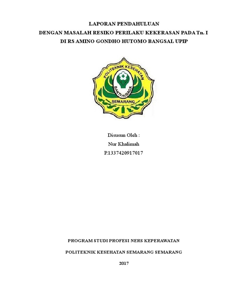 Laporan Pendahuluan RPK | PDF