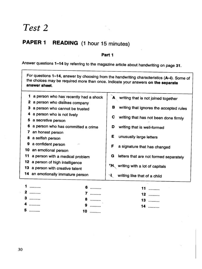 Test 2 Reading | PDF