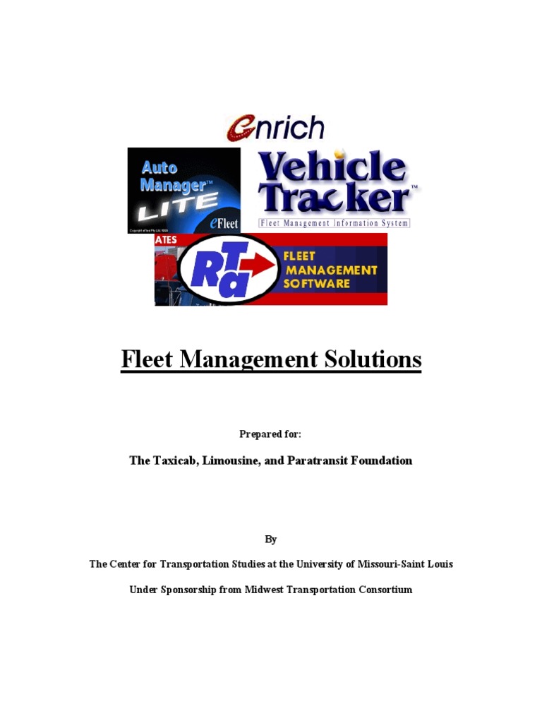 Fleet Management Solutions PDF | PDF | Inventory | Tire