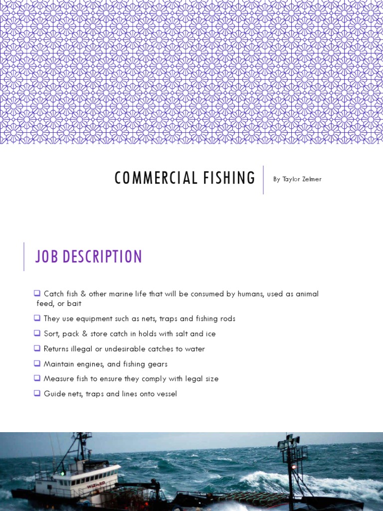 Commercial Fishing Project | PDF | Fisherman | Sea Captain
