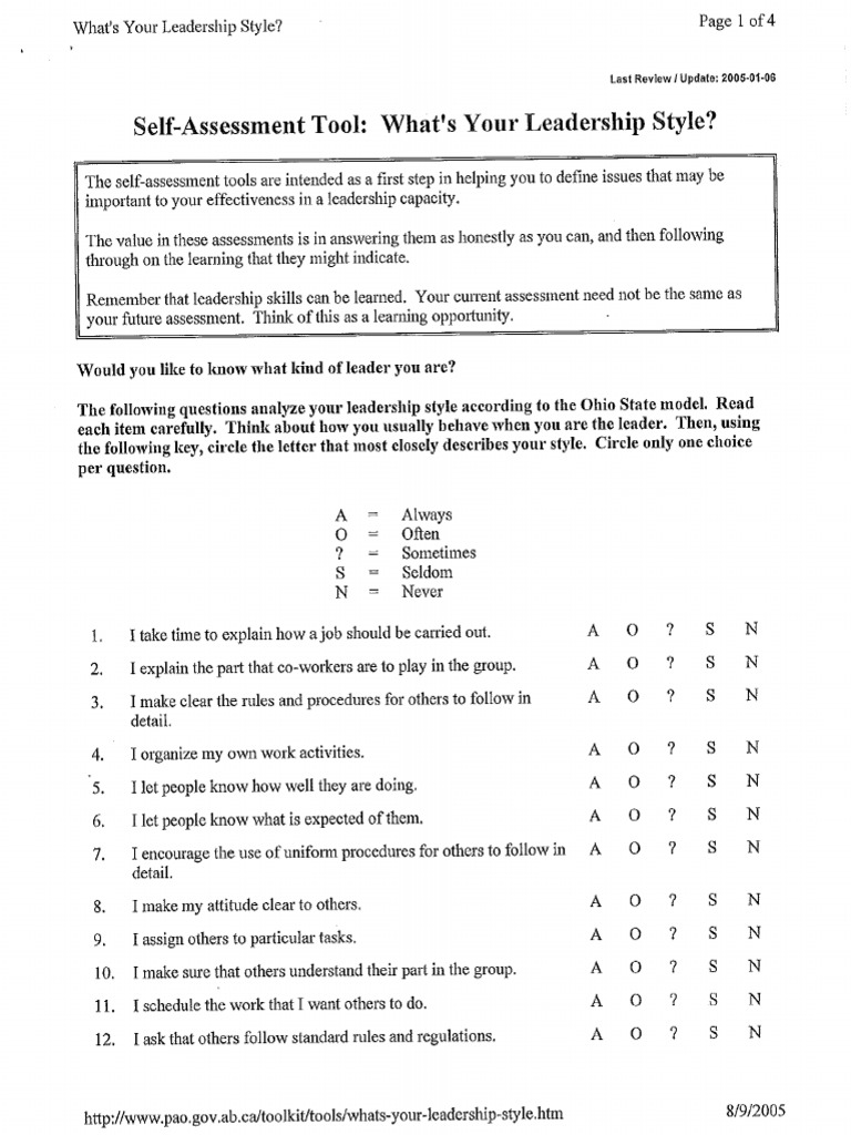 Whats Your Leadership Style PDF | PDF