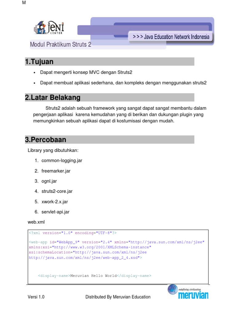 Struts 2 Practical Module Guide | PDF | Html | Computer Standards