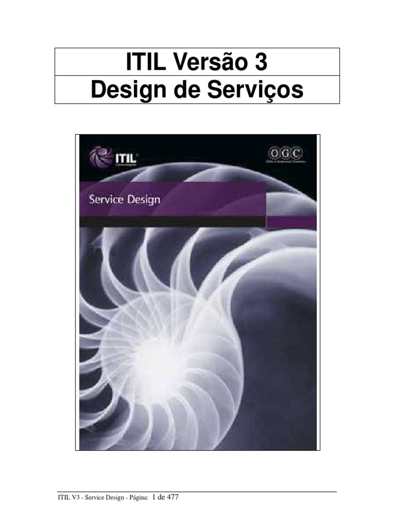 002 - ITIL - V3 - Design de Serviços PDF | PDF | Itil | Business