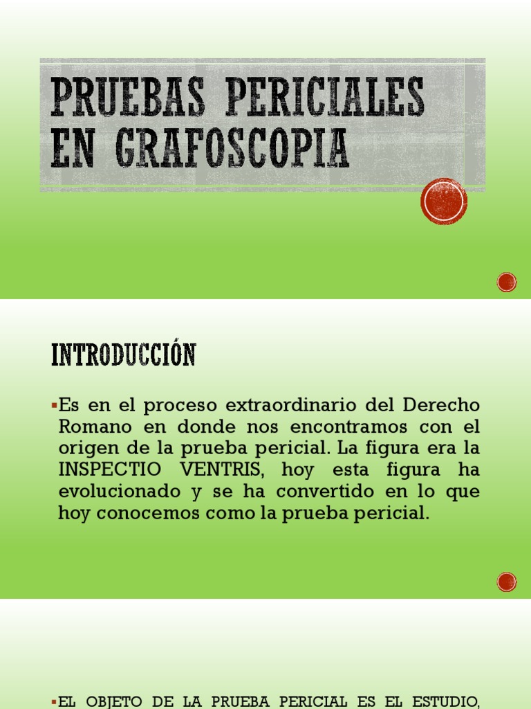 Origen y Evolución de la Prueba Pericial | PDF | Testigo experto ...