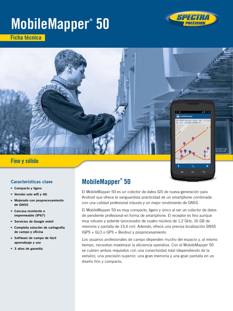 Catalogo Gps Spectra Precision MM 50 | PDF | Sistema de Posicionamiento ...