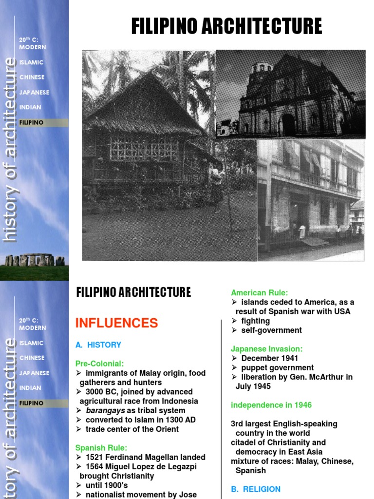 Filipino Architecture Through History | PDF | Philippines ...