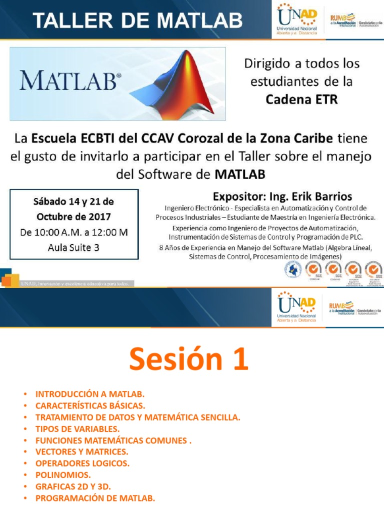 Introduccion A Matlab | PDF | Matlab | Matriz (Matemáticas)