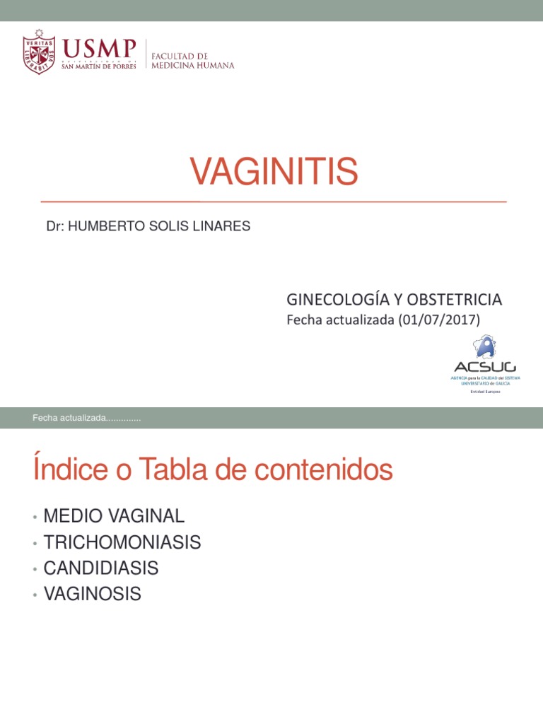 Vaginitis. Vaginosis | PDF | Candidiasis | La salud de la mujer