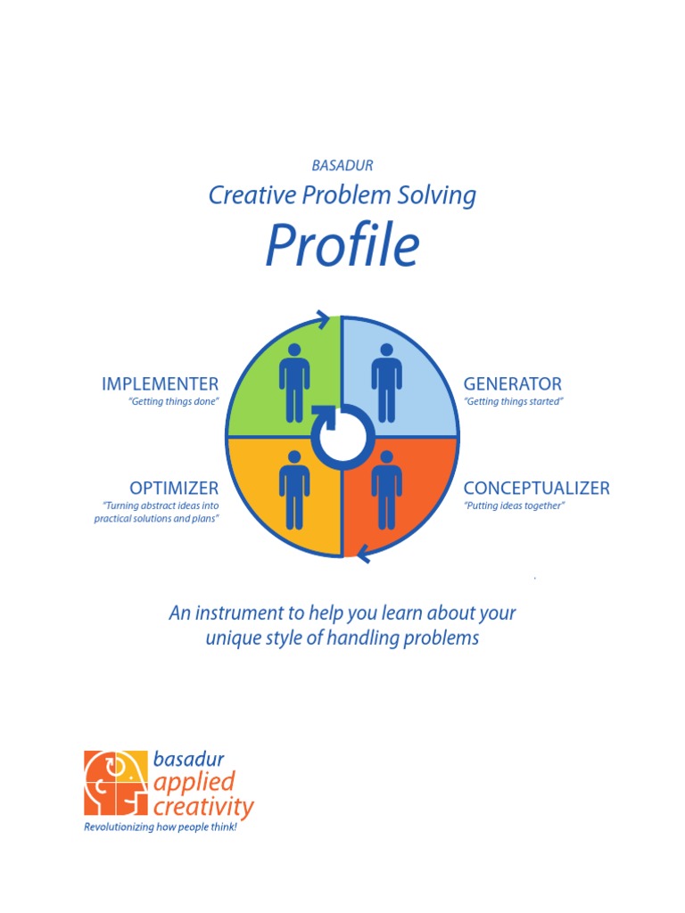 basadur creative problem solving profile | Creativity | Emergence