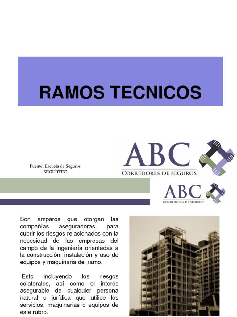 Ramos Tecnicos | PDF | Póliza de seguros | Seguro