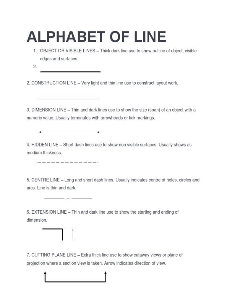 Alphabet of Line | PDF