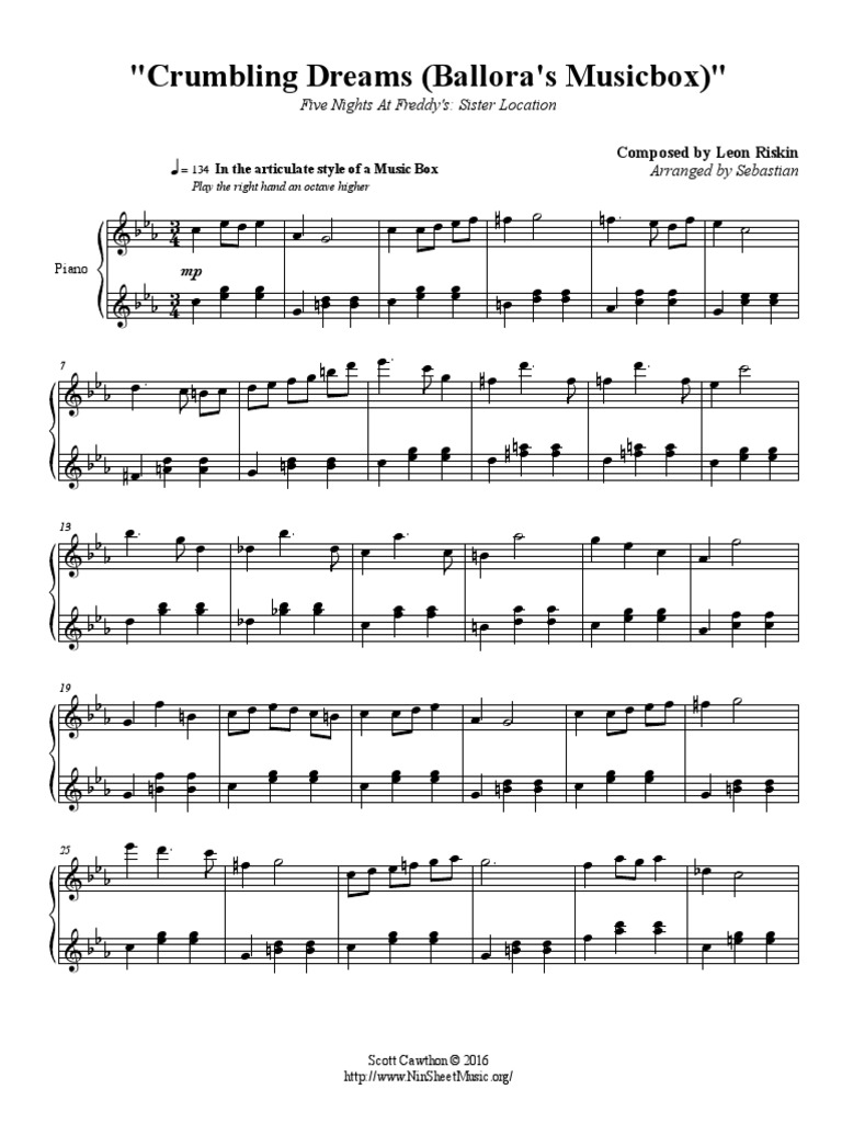 Five Nights at Freddys Sister Location - Crumbling Dreams Balloras ...