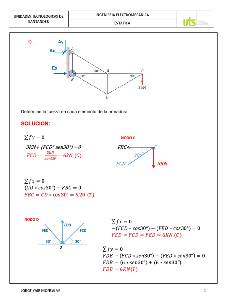 Ejercicios de Estructuras Resueltos | PDF