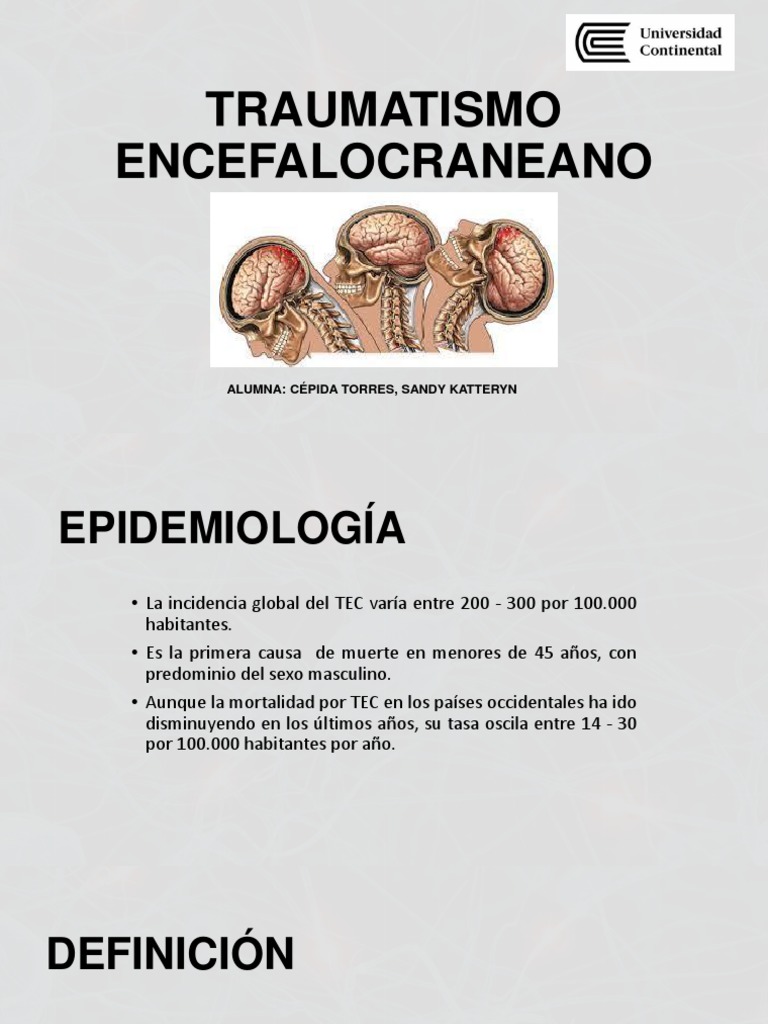 Traumatismo Encefalocraneano | PDF | Lesión cerebral traumática | Lesión