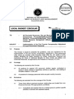 Local Budget Circular No 160 | PDF | Salary | Employment