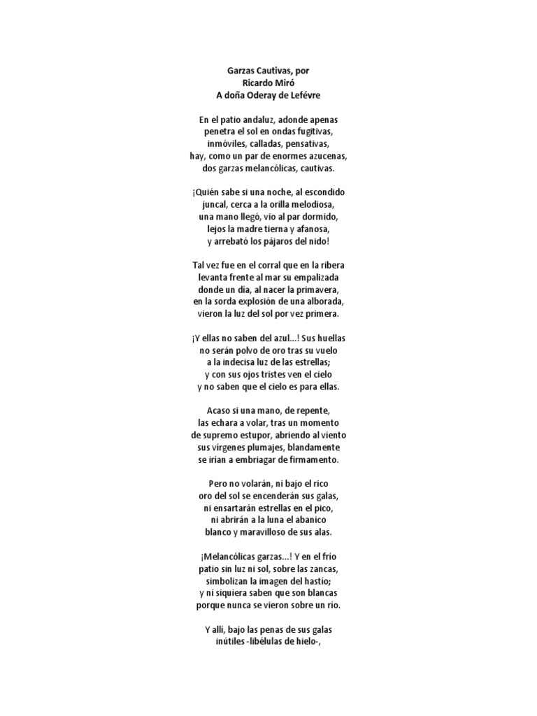 Poesía y Biografía de Ricardo Miró | Panamá | Science