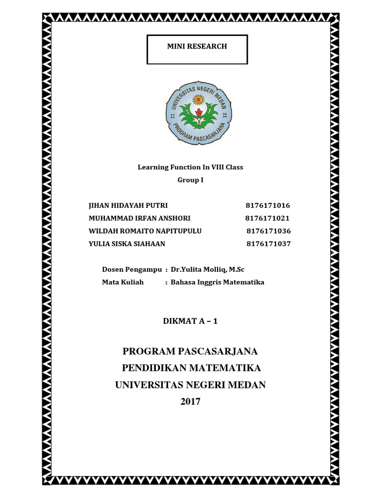 Cover Mini Riset | PDF