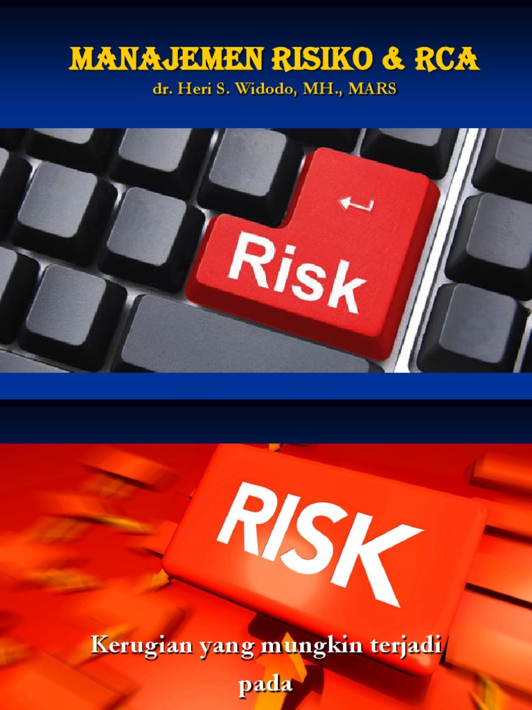 PP. Manajemen Risiko, RCA Dan FMEA | PDF