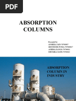 Packed Absorber Column Design | PDF | Absorption (Chemistry) | Physics