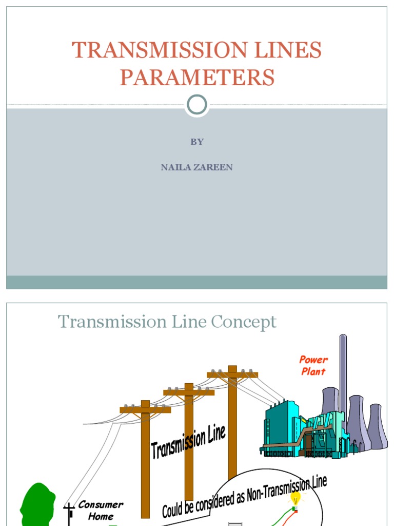 Transmission Line Parameters Overview | PDF | Electric Power ...