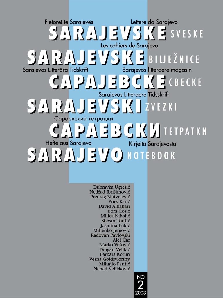 Sarajevske Sveske 02 | PDF