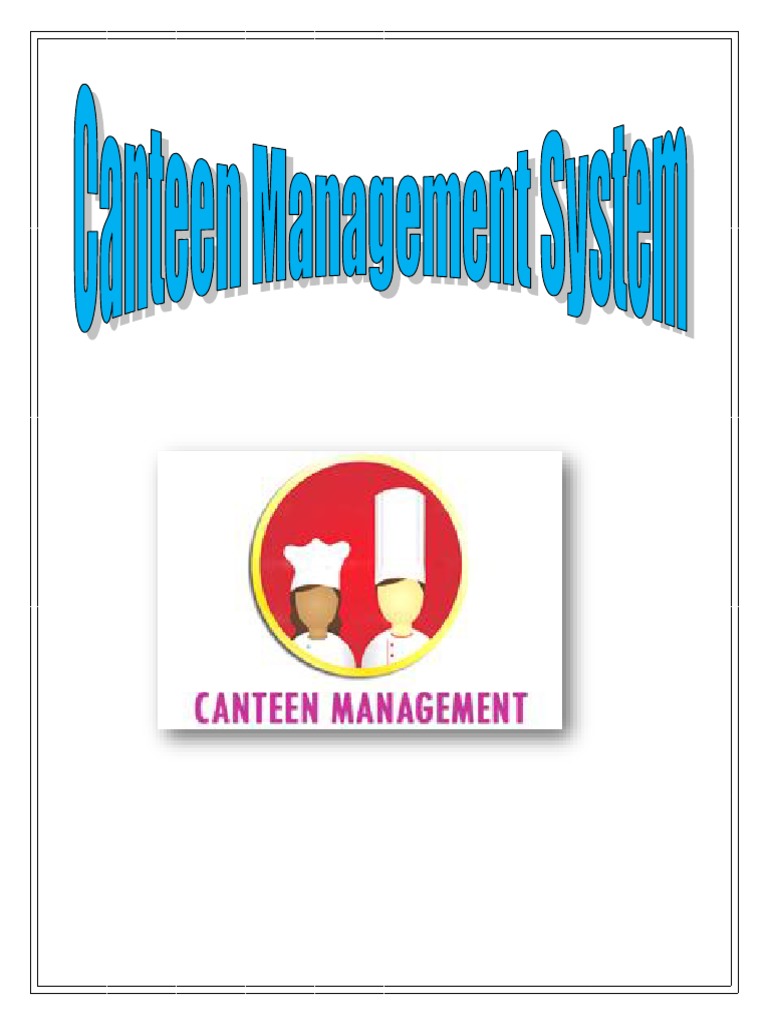 Canteen Management System | PDF | Cafeteria | Data Type
