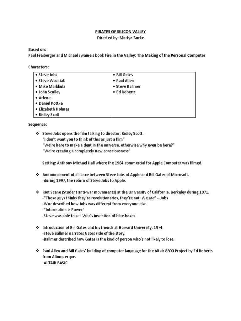 Pirates De Silicon Valley Pirates Of Silicon Valley Movie Review