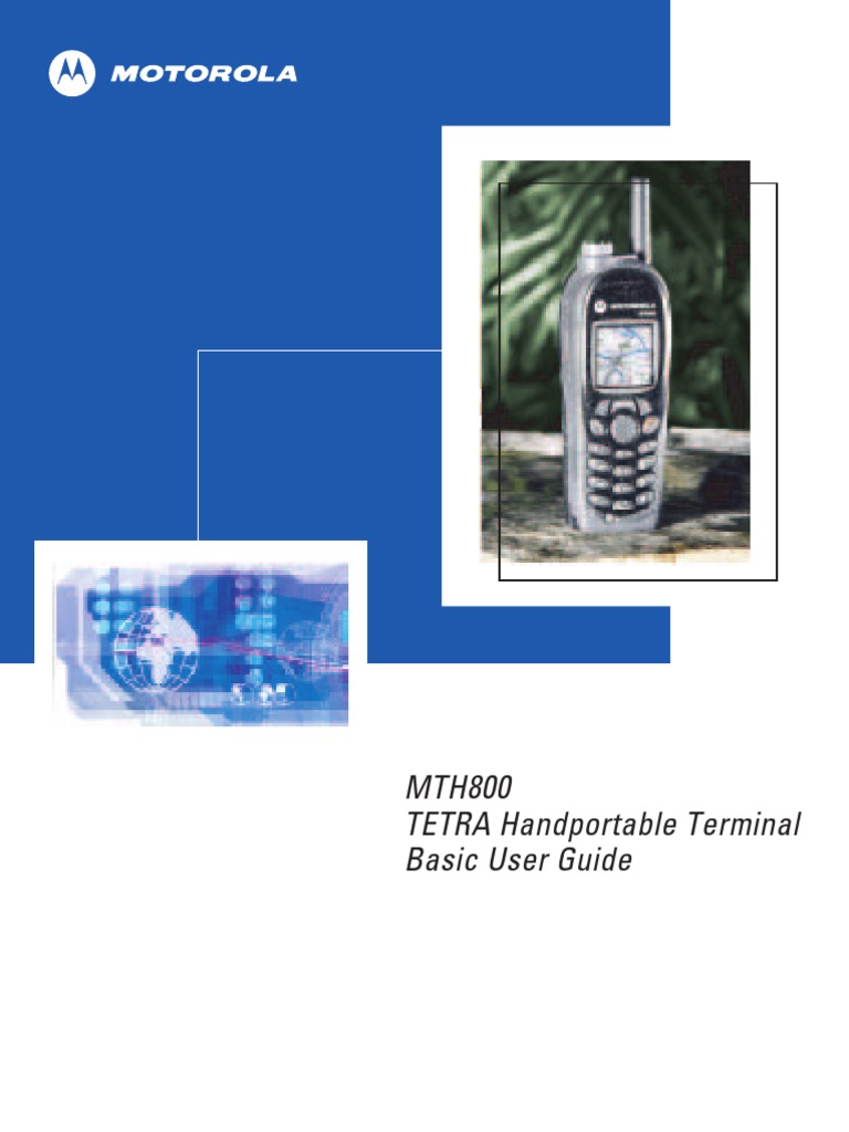 Motorola TETRA MTH800 Basic User Guide en | PDF | Icon (Computing ...