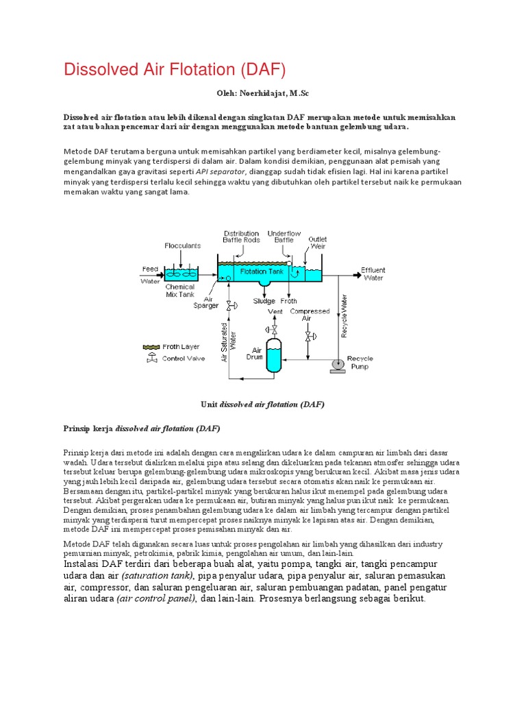 Dissolved Air Flotation | PDF