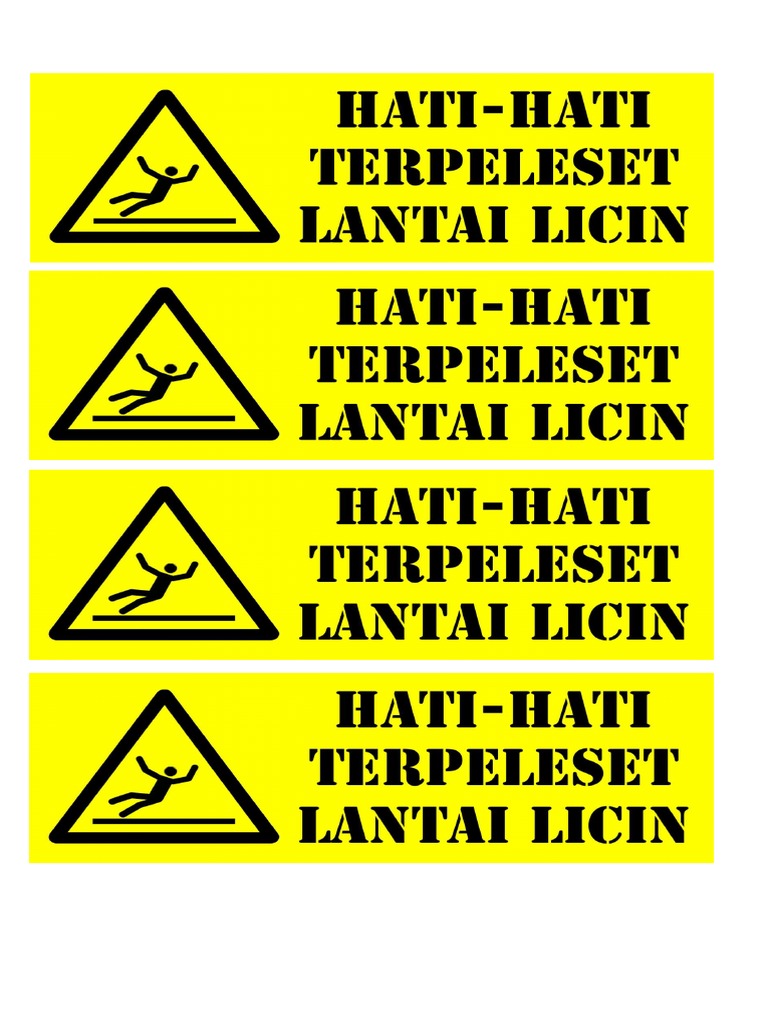 Simbol Jalan Licin | PDF