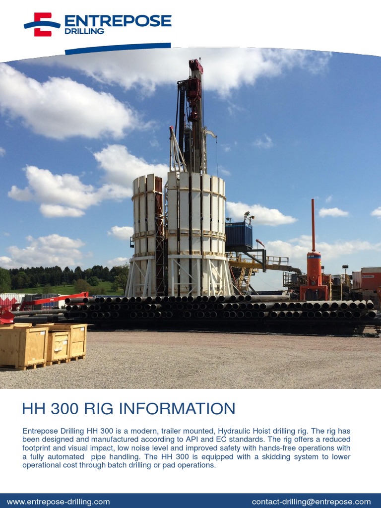 HH 300 Rig Information | PDF | Drilling Rig | Vehicles