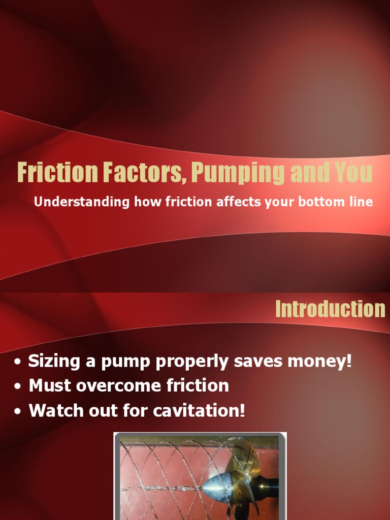 Friction Factors, Pumping and You | PDF | Reynolds Number | Fluid Dynamics