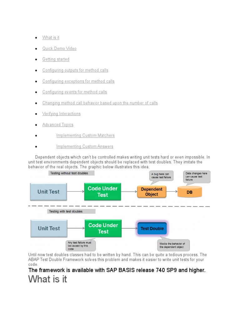 Unit Testing with Test Doubles: An Example Using the ABAP Test Double ... Unit Testing with Test Doubles: An Example Using the ABAP Test Double ...