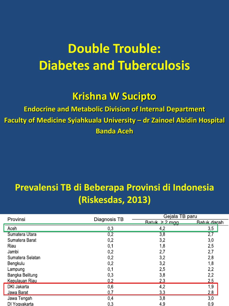 Diabetes TB | PDF | Diabetes Mellitus | Tuberculosis