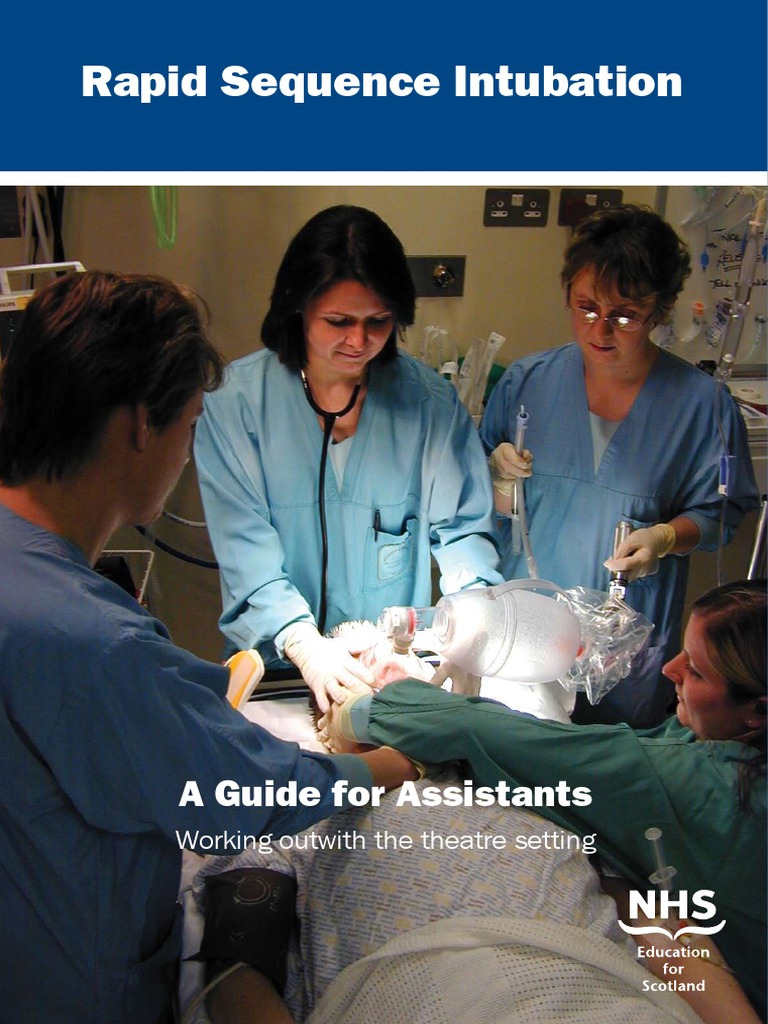 Rapid Sequence Intubation: A Guide For Assistants | PDF | Health Care ...