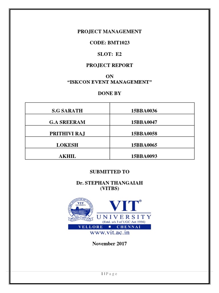 15bba0036.project Management Report | PDF | Kilowatt Hour | Traffic