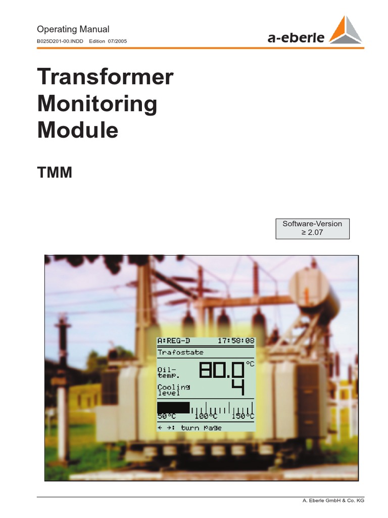 Transformer Monitoring: A-Eberle | PDF | Transformer | Electrical Engineering