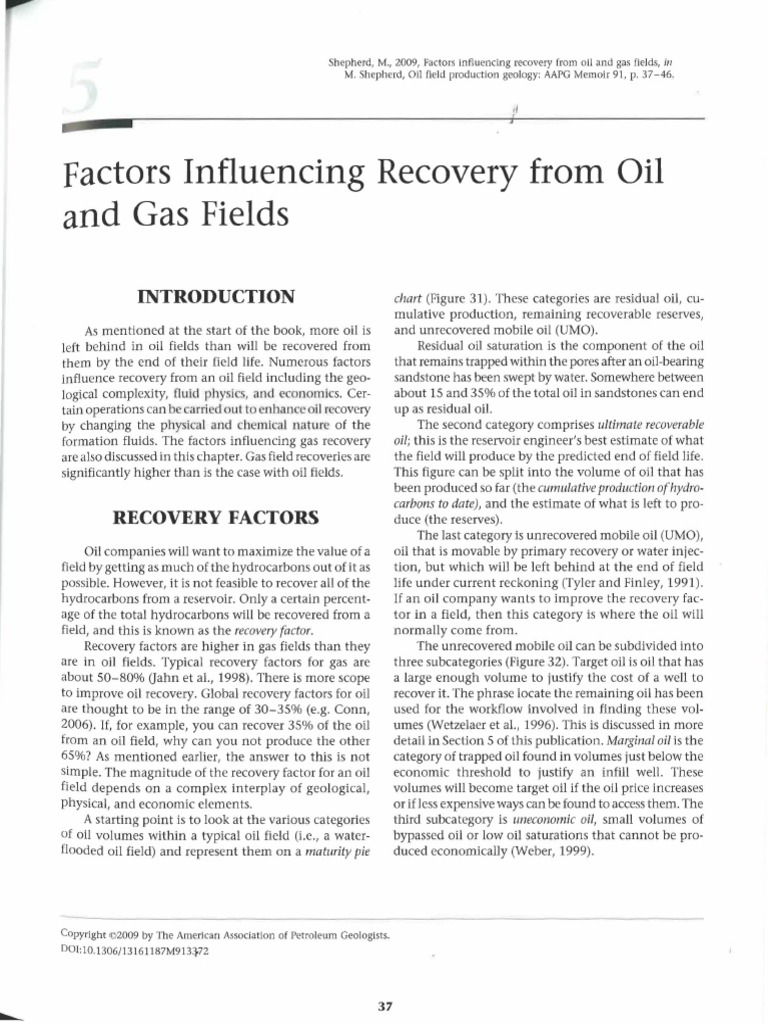 Factors Affecting Production - Recovery OCR | Download Free PDF ...
