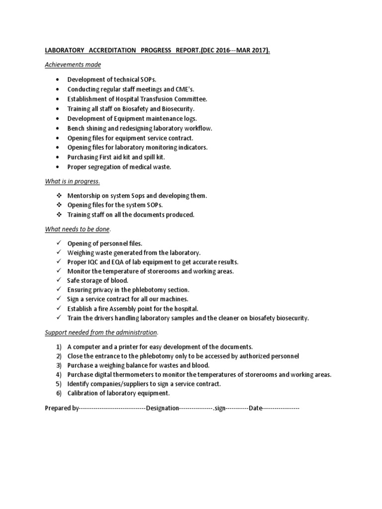 Accreditation Report. | PDF