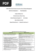 Cno Learning Plan | PDF | Nursing | Goal