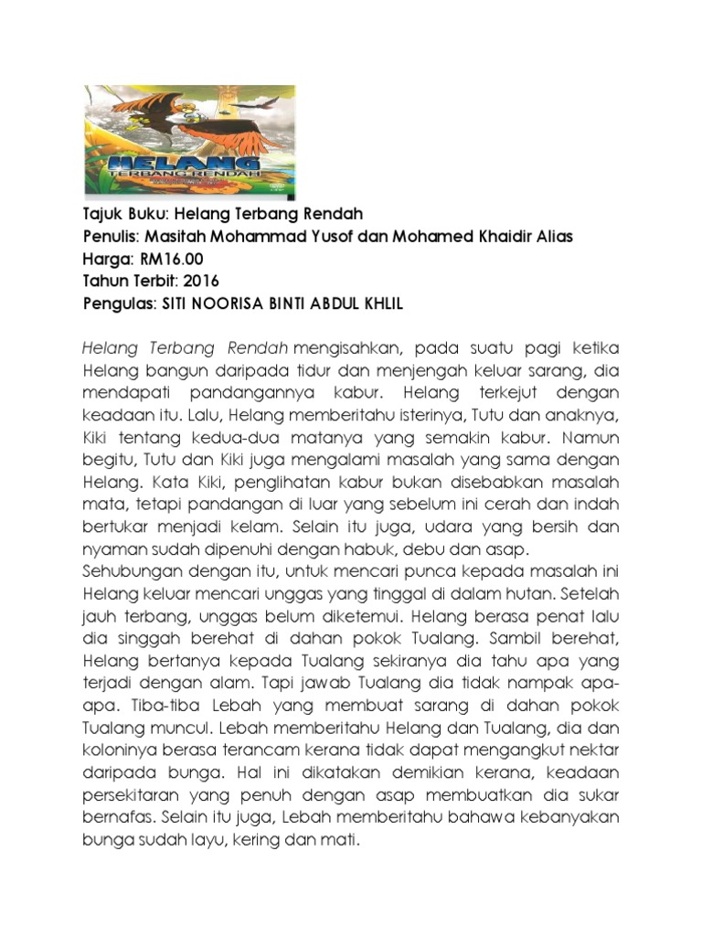 Cerita Helang Terbang Rendah | PDF