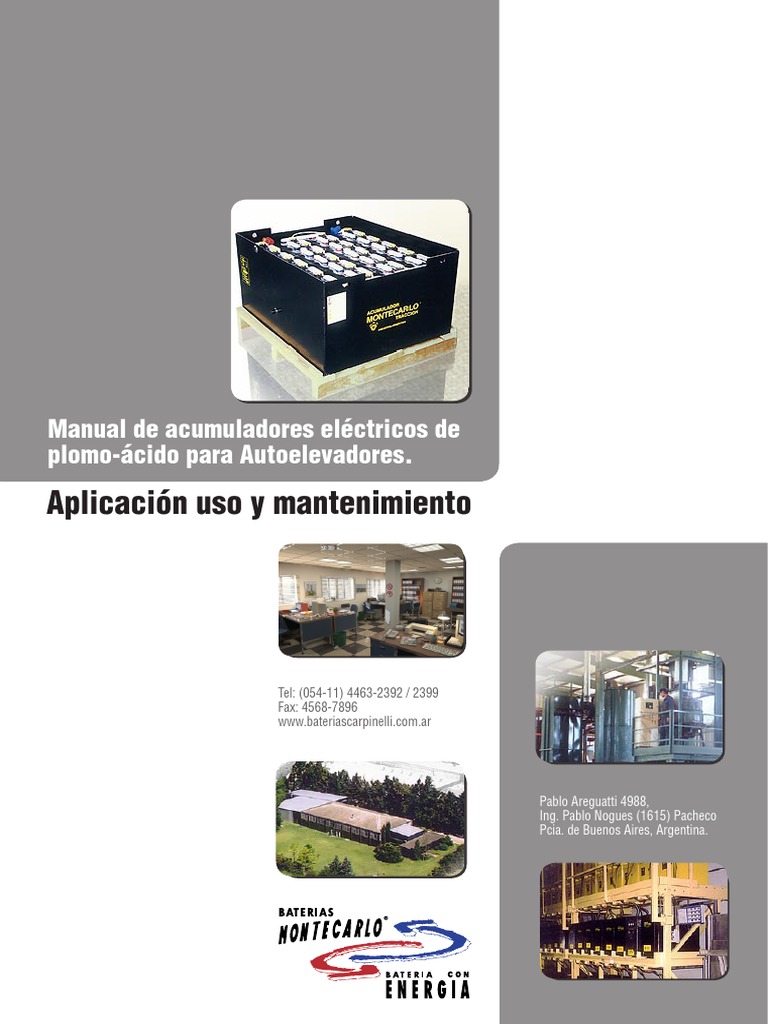 Manual Bateria Pdf Pdf Batería Electricidad Batería Recargable
