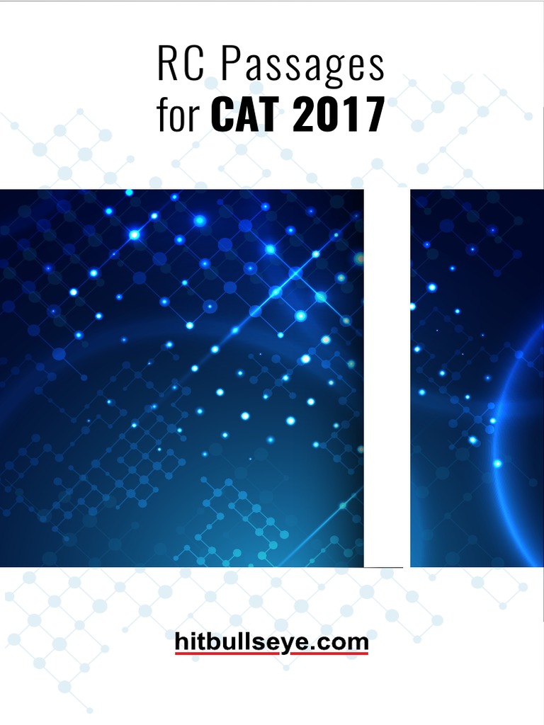 RC Passages For CAT 2017 | PDF | Gender | Gender Studies