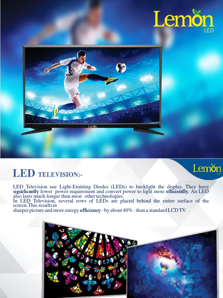 LED Corporate Presentation | PDF | Hdmi | Usb