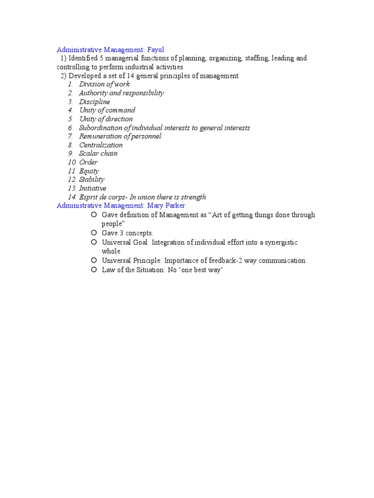 Administrative Management | PDF