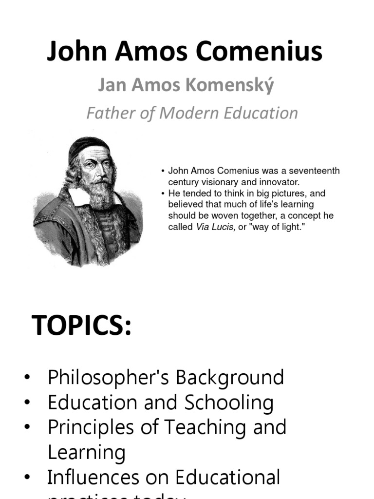 John Amos Comenius Books