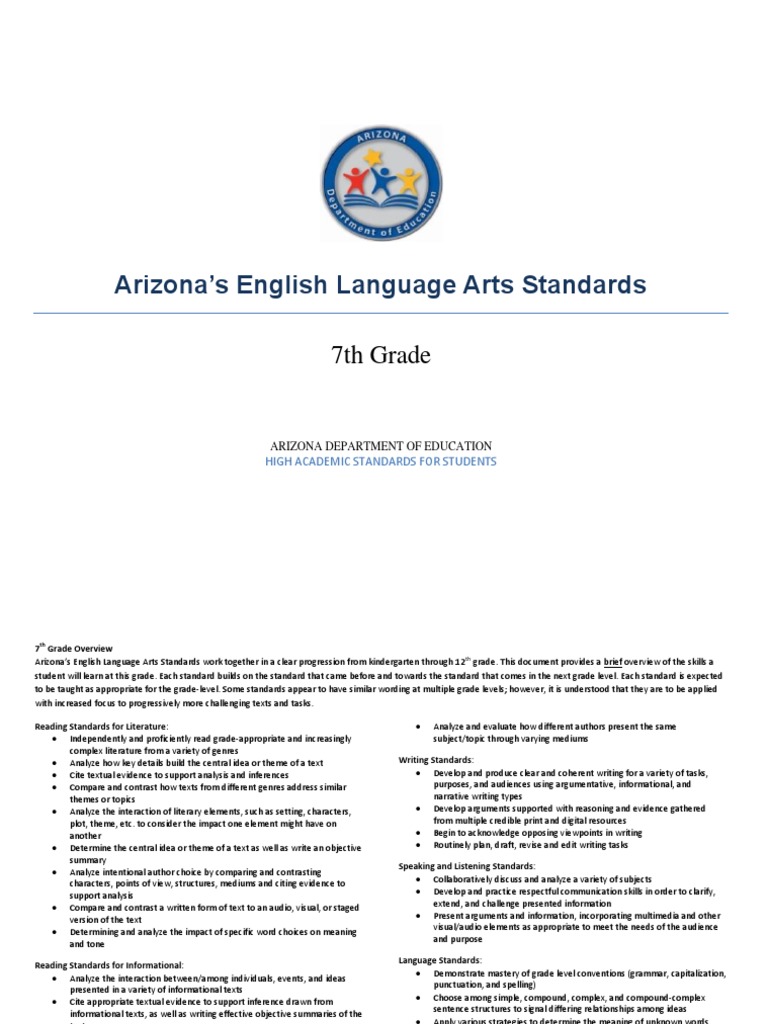 7th Standards | PDF | Poetry | English Language