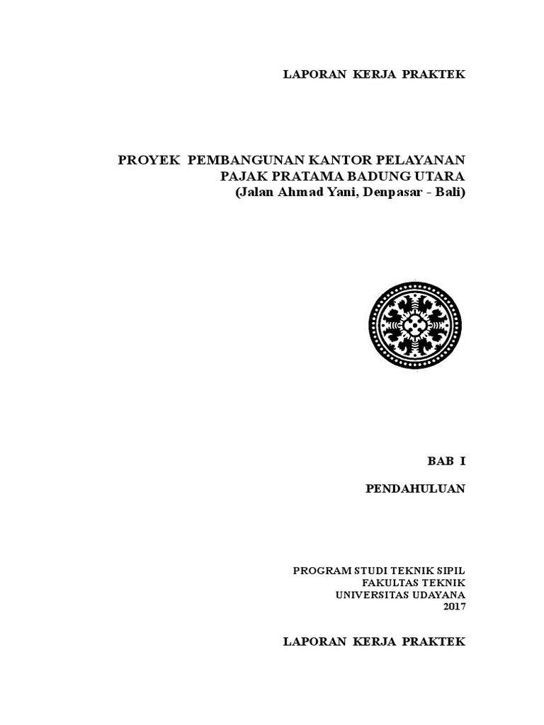 Pemisah Dan Punggung Laporan | PDF